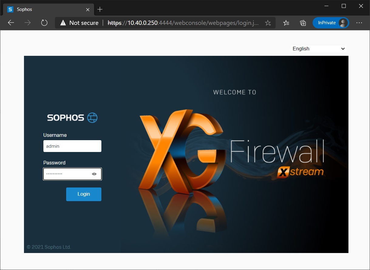 Installing Sophos XG Firewall Home Edition - My IT blog